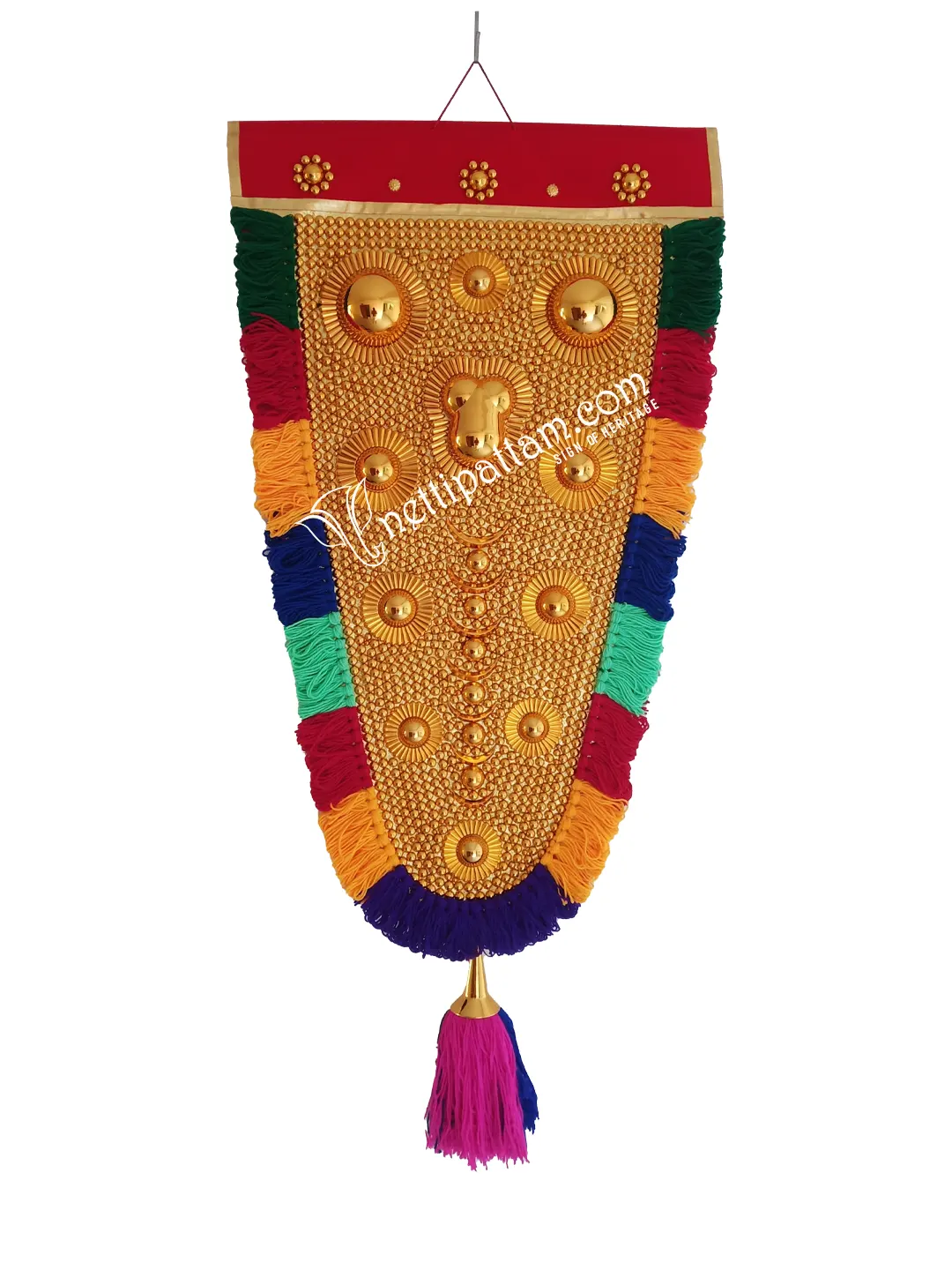 Traditional Nettipattam - Elephant Caparison